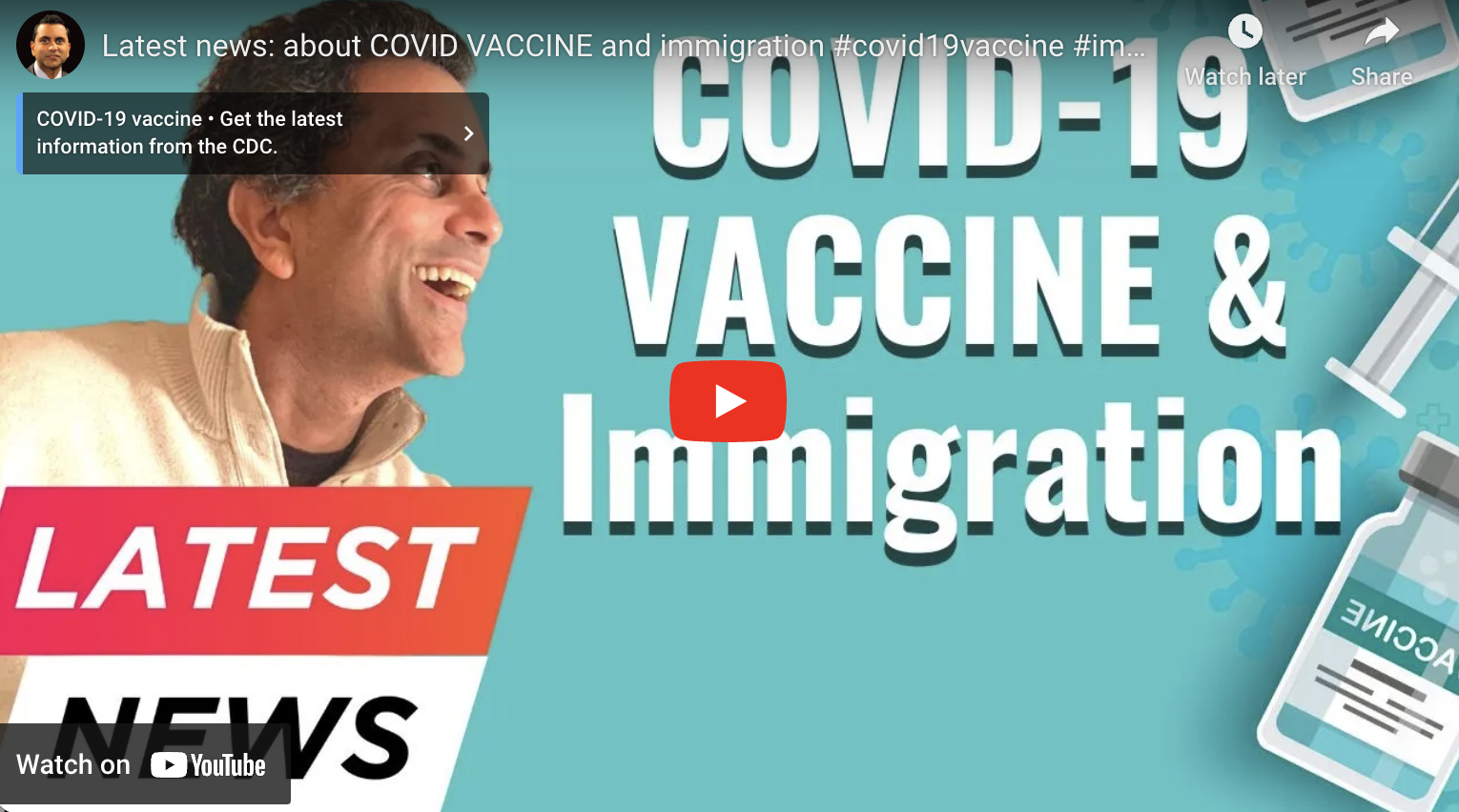 Latest News about COVID VACCINE and immigration | Ranchod Law Group ...